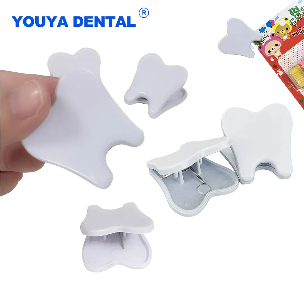 12pcs Dental Tooth Shaped Clip Of Paper Notes Letter Securing Clips ...