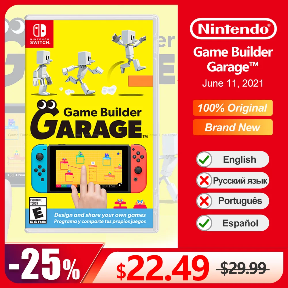 Game-Builder-Garage-Nintendo-Switch-ofertas-de-juegos-nuevo-juego-de ...