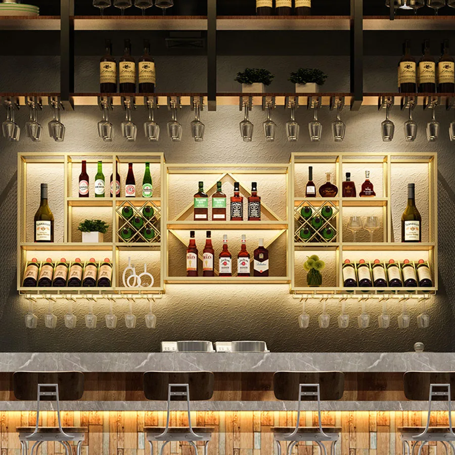 Wall-Mount-Bar-Cabinet-Storage-Hanging-Home-Cube-Column-Mini-Display ...