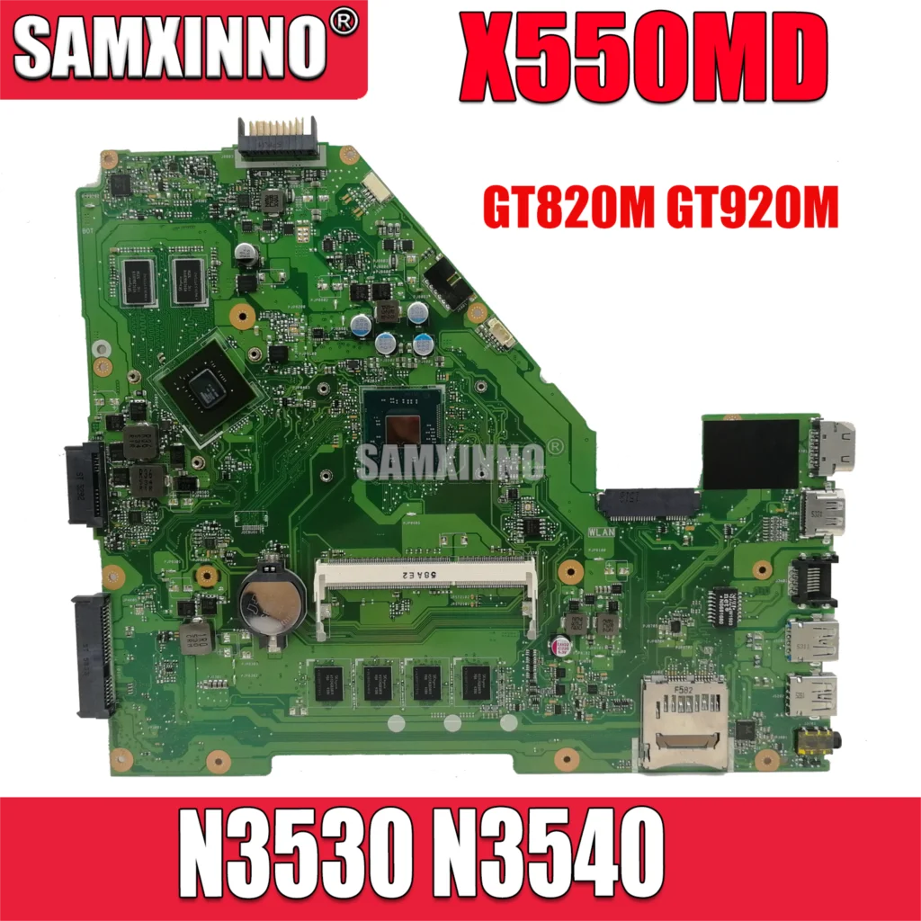 X550MD Laptop Motherboard For ASUS X550MJ X552M X550M X552MD X552MJ Notebook Mainboard 4GB/0G ...