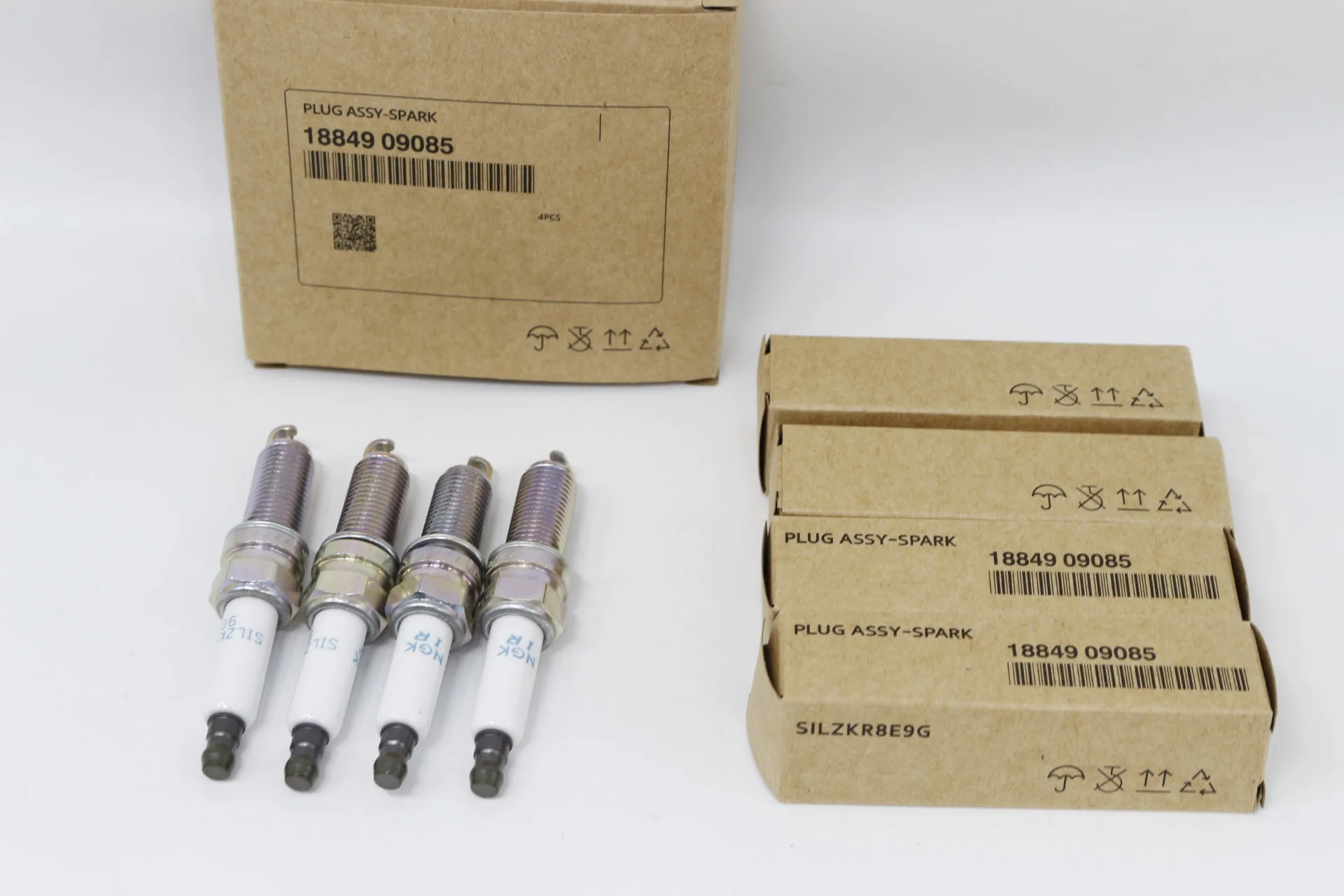 18849-09085 듀얼 이리듐 점화 점화 플러그, 기아 2011-2022 옵티마 쏘렌토 스포티지 18849 09085, 4 개