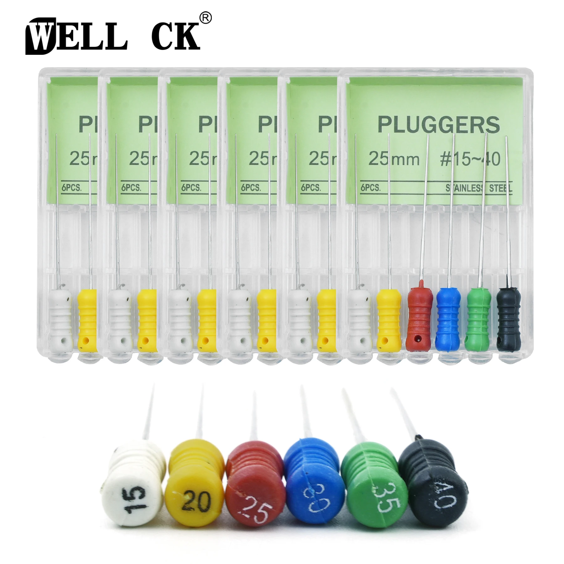 Dental-Pluggers-Root-Cannal-Endo-File-Hand-Use-25mm-Endodontic ...