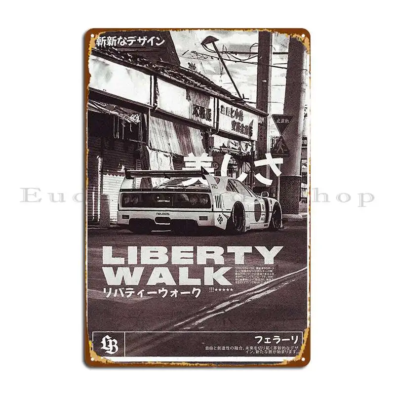 Liberty Walk V 3 Metal Plaque Poster Club Wall Plaque Printing Wall ...