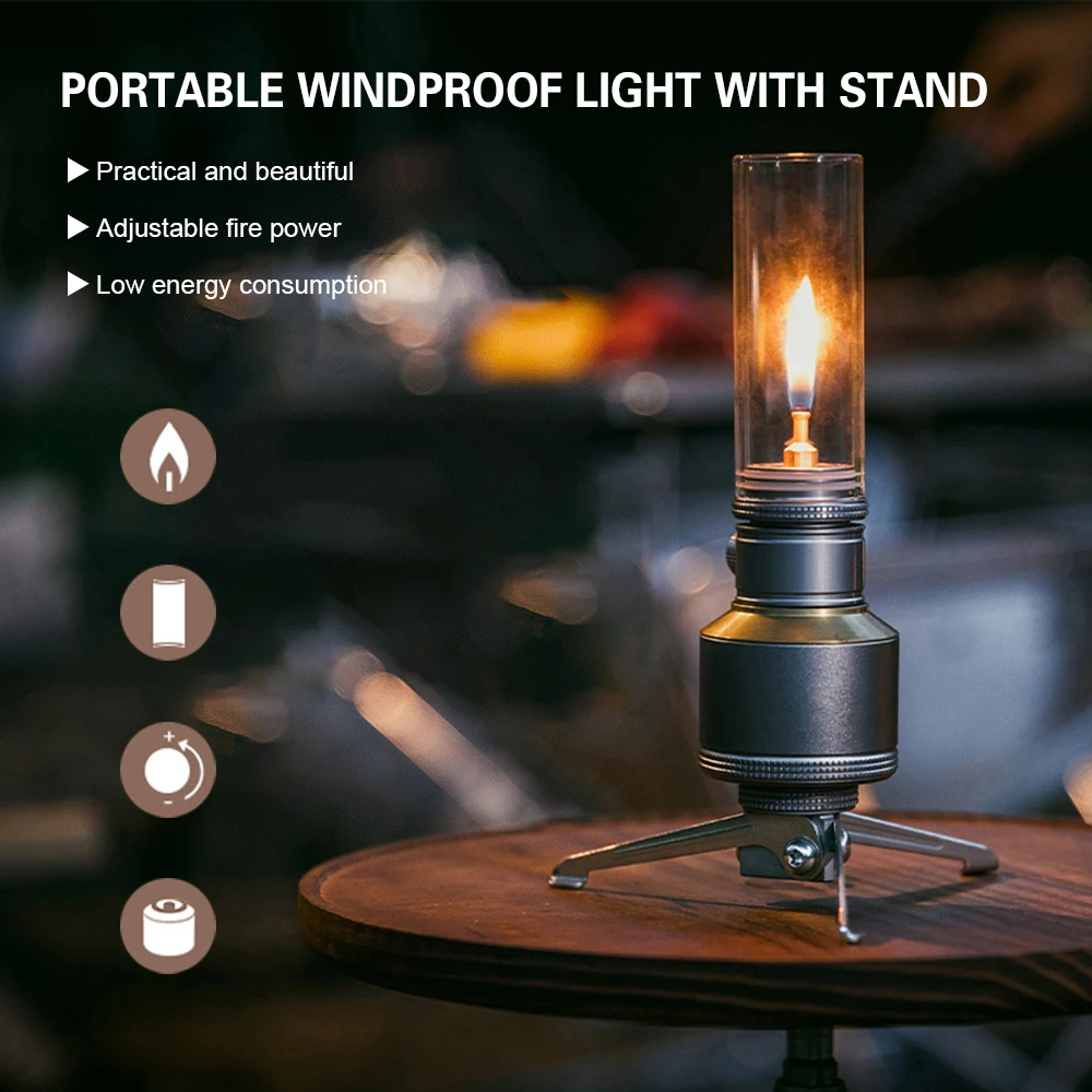 Propane-Lantern-Candlelight-Kit-Portable-Lamp-Windproof-CandleLight ...