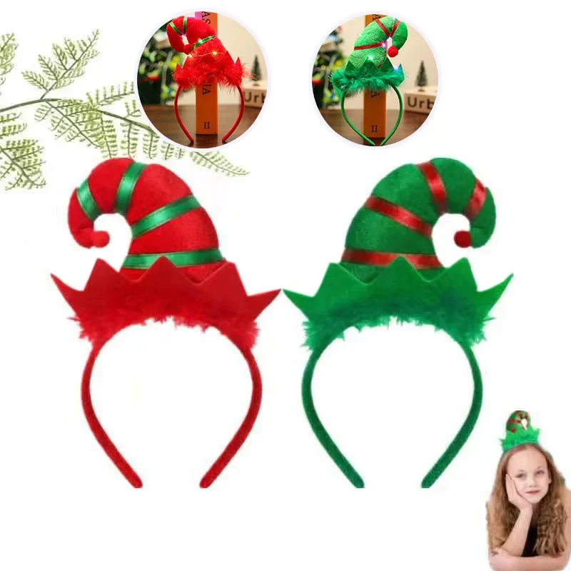Creative-Christmas-Elf-Headband-Christmas-Party-Decorations-Party ...