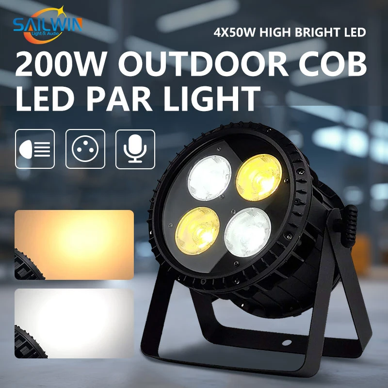 10-X-DUTY-FREE-Sailwin-4X50W-200W-Outdoor-Waterproof-DMX-LED-Par-Light ...