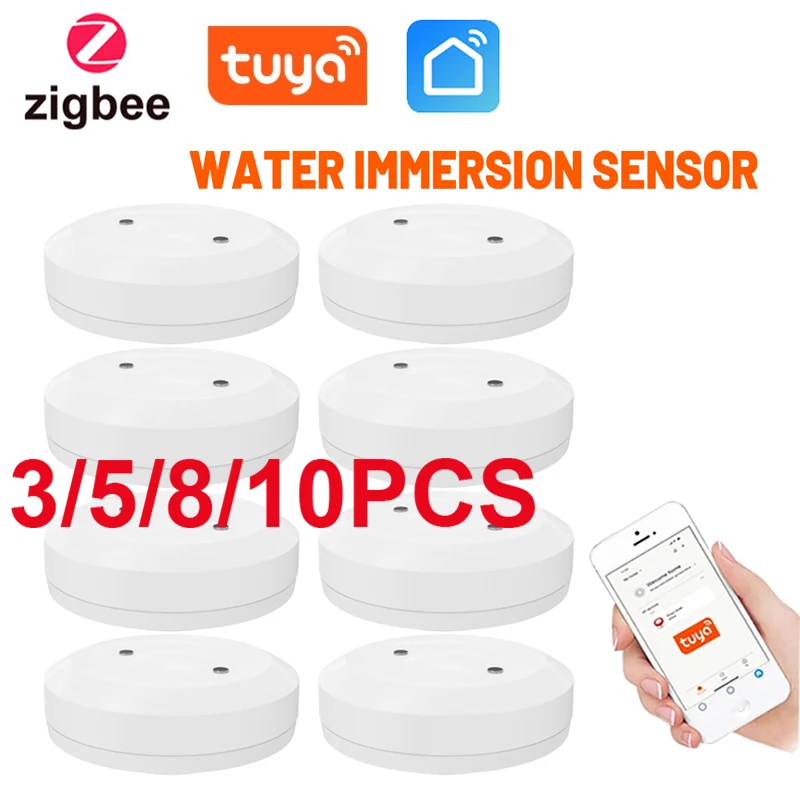 TUYA ZigBee Water Leak Detector Flood Sensor Water Tank Full Water ...