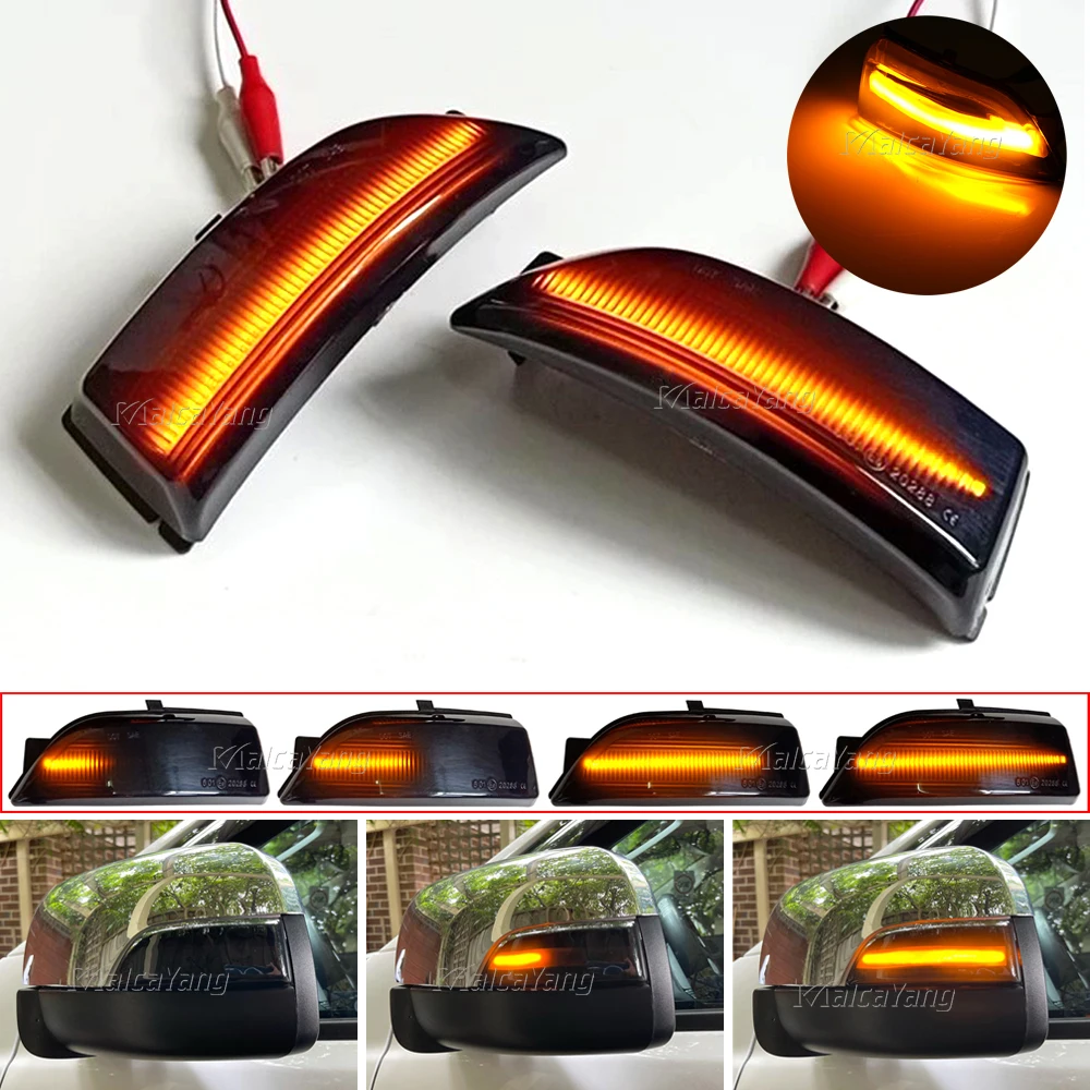 2Pieces-LED-Dynamic-Turn-Signal-Blinker-Sequential-Side-Mirror ...