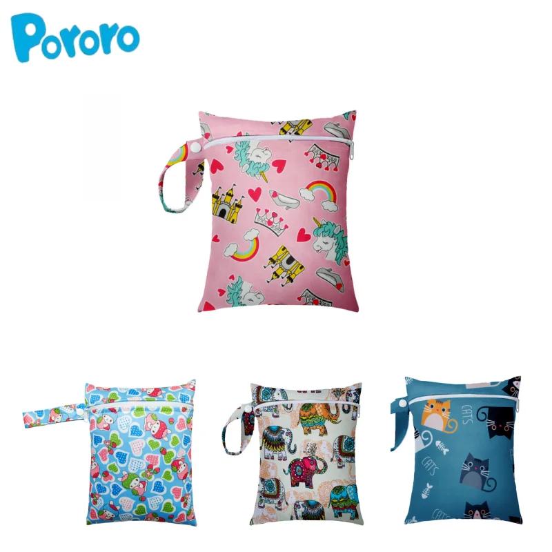 Pororo Washable Eco-friendly Recycling, Tote Bag Waterproof Mommy Bag ...
