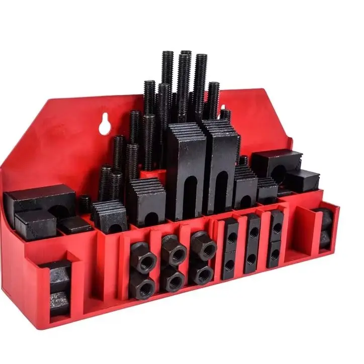 58pcs M12 Milling Machine Clamping Set Mill Clamp Kit Machine Tool Vice ...
