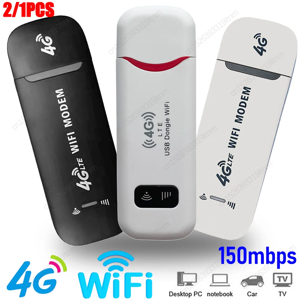 4G-LTE-Wireless-Router-USB-Dongle-150Mbps-Modem-Stick-Mobile-Broadband-Sim-Card-Wireless-WiFi ...