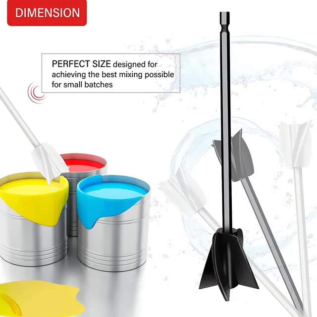 Paint Stirrer Epoxy Mixing Stick Paint Stirring Rod Putty Cement Paint ...