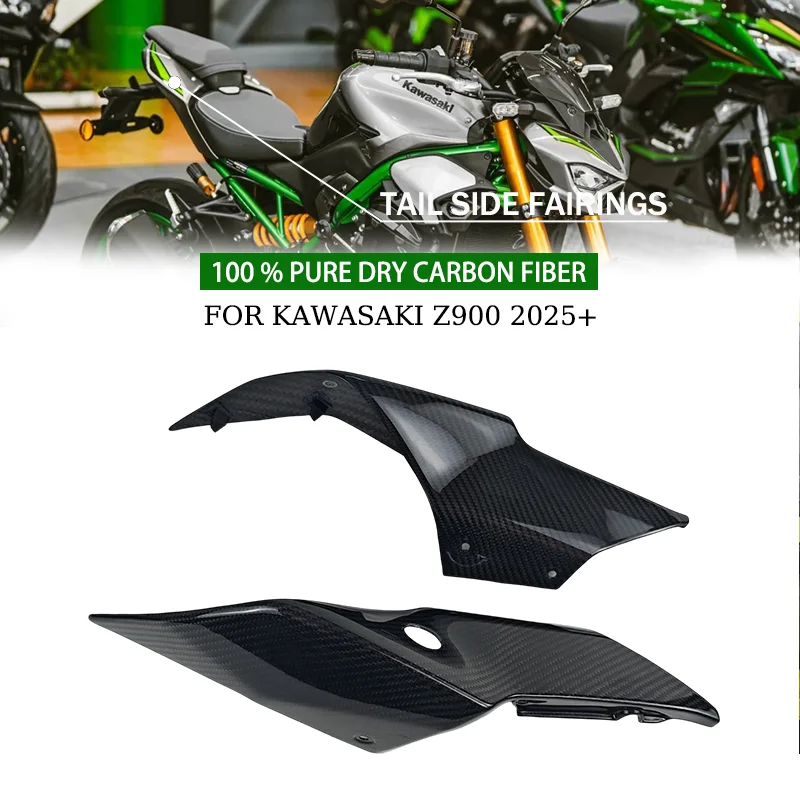 For Kawasaki Z900 2025 Z 900 100% pure carbon fiber dry carbon ...
