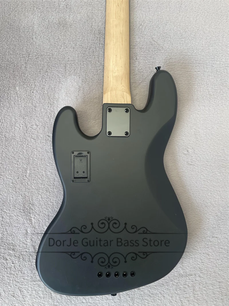 Matte Black Bass Guitar
