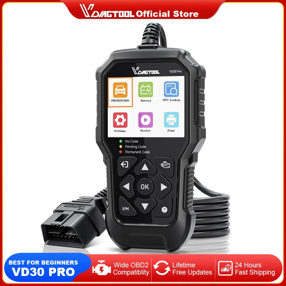 2024-VDIAGTOOL-VD30Pro-OBD2-Scanner-Diagnostic-Tools-OBDII-Code-Reader-Tool-For-Check-Engine ...