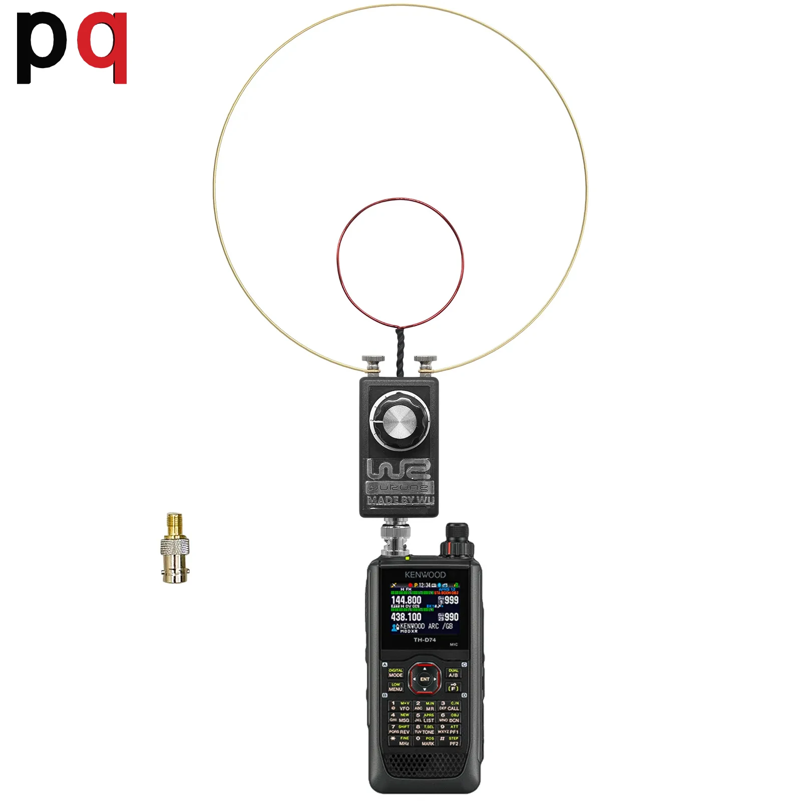 Putikeg Nvarcher HF 휴대용 무선 루프 안테나, Icom R20, AOR 8200, 켄우드 TH-D74, 유피테루 ...