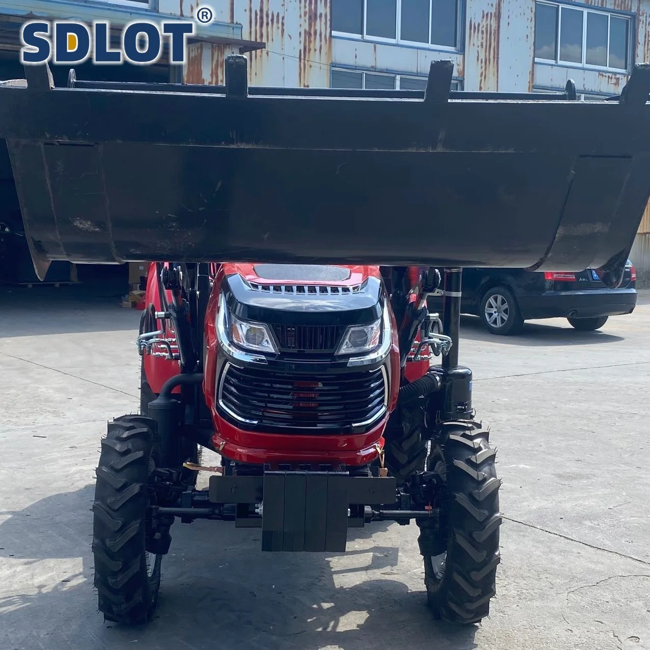 50HP Four Wheel Drive Tractor Euro5 Diesel Farm Multifunctional ...