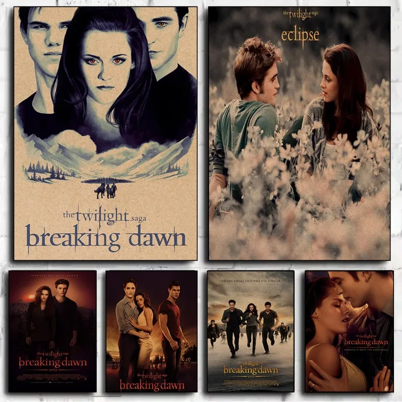 Classic Movie Twilight Series Poster Print Canvas Pictures Home for ...