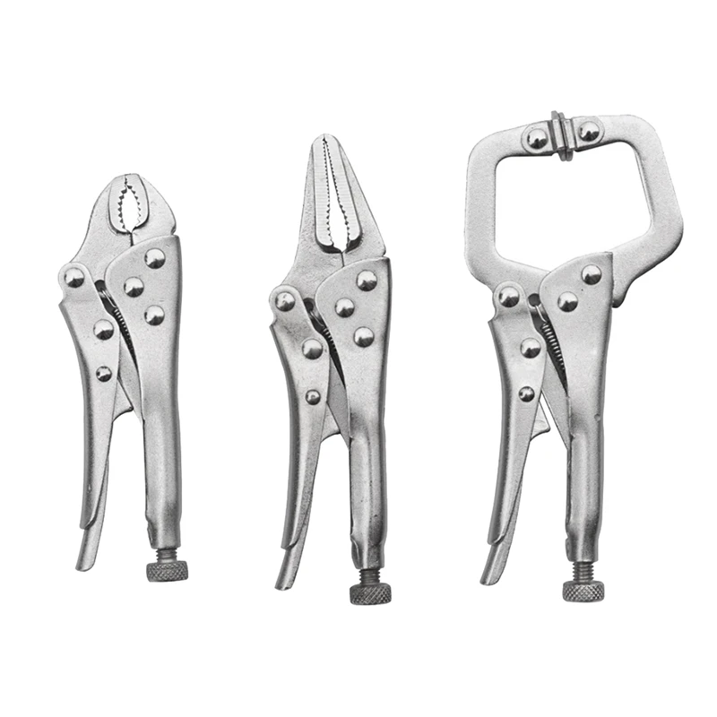 3Pcs-Mini-Locking-Pliers-Set-4In-Curved-Jaw-And-5In-Long-Nose-And-5-In ...