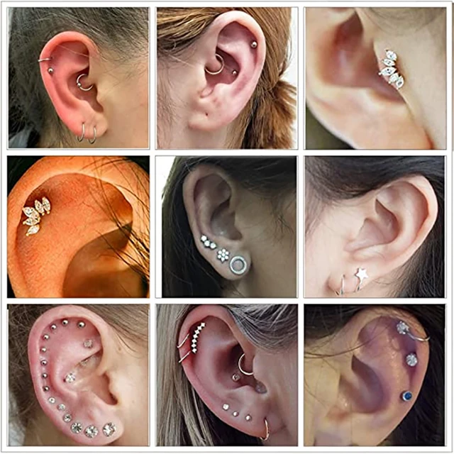 Cartilage Earrings Spiral