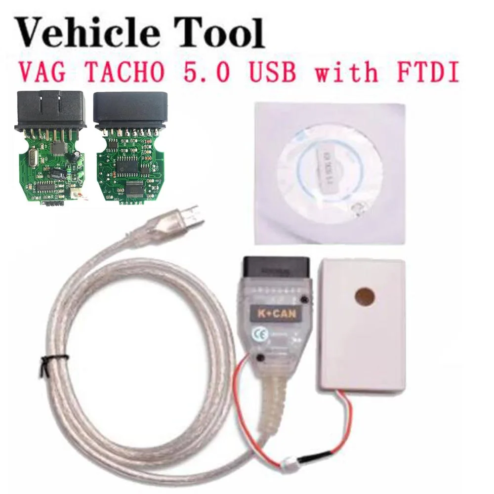 Vag Tacho 5.0 Usb Interface Latest Version Green Pcb Ftdi Ft245rl For ...