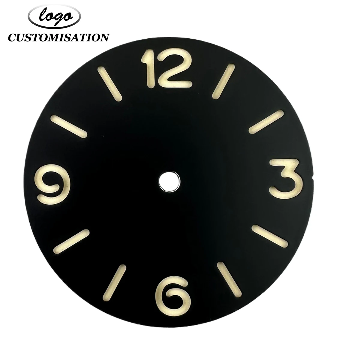 Customisable-logo-38-5-mm-green-luminous-dial-for-ETA-6497-6498-watch ...