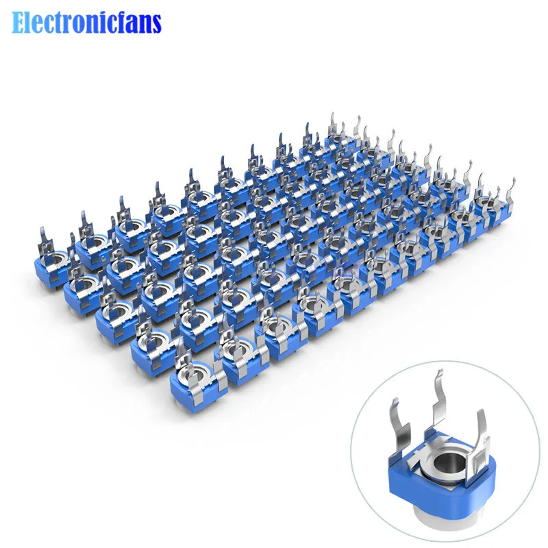 20pcs Rm-065 Rm065 100r 200r 500r 1k 2k 2.2k 3k 5k 10k 20k 50k 100k ...