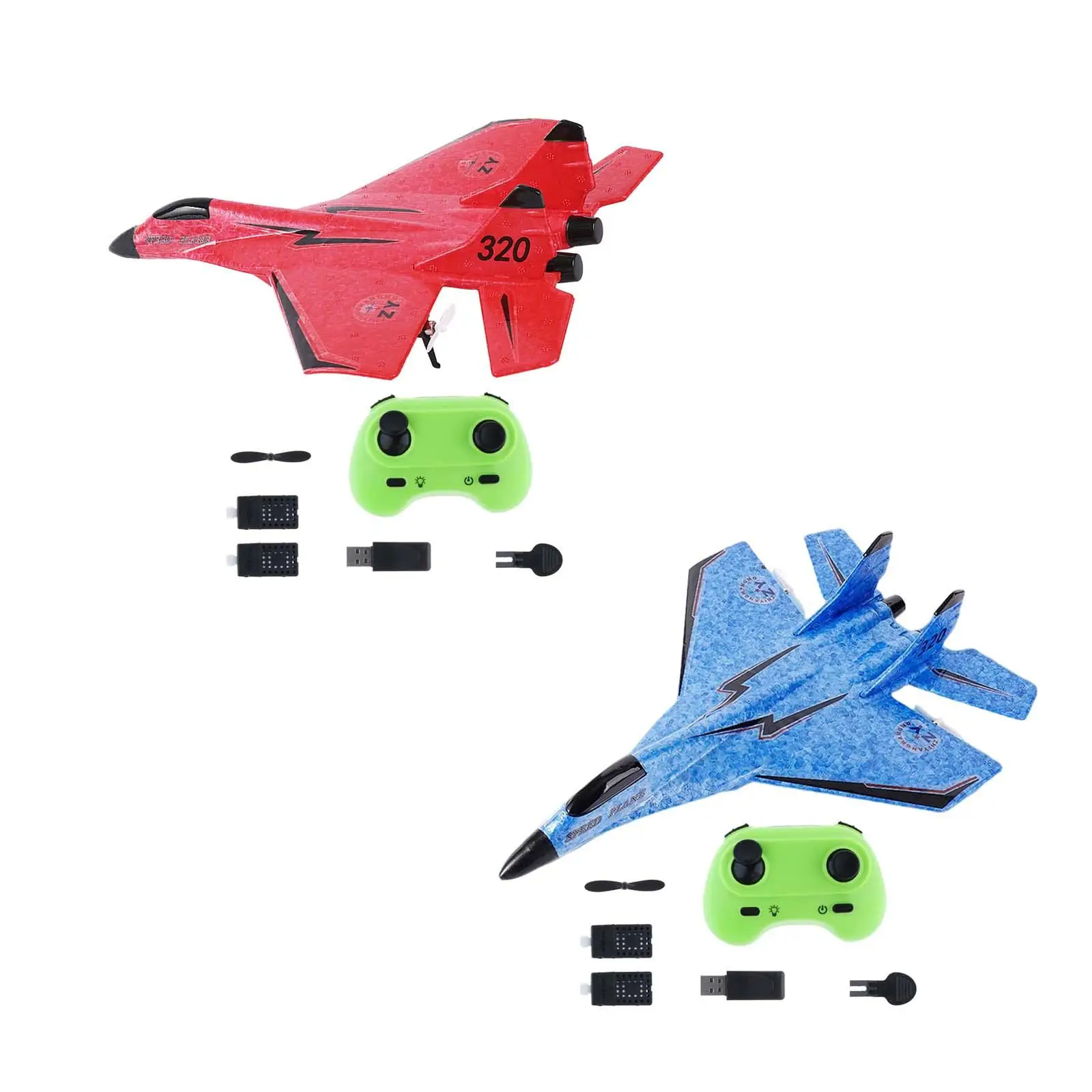 2CH-RC-Plane-Outdoor-Toys-with-Light-Easy-to-Control-2-Ready-to-Flying ...