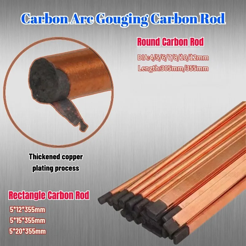 Welding-Supplies-Arc-Gouging-Carbon-Rod-Gouging-Carbon-Electrodes-DC ...