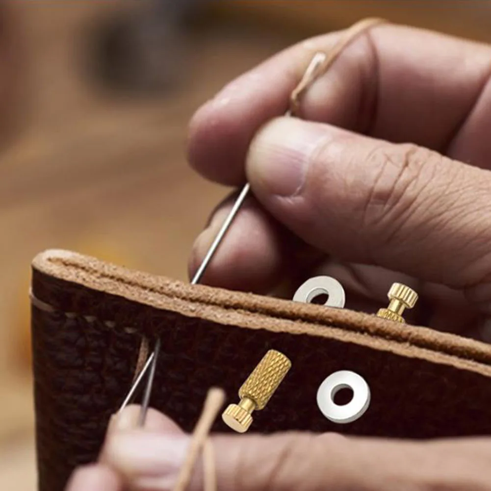 Handmade-Leather-DIY-Fixed-Position-Basting-Needle-Stitching-Locking-Suture-Edge-Leather-Sewing ...