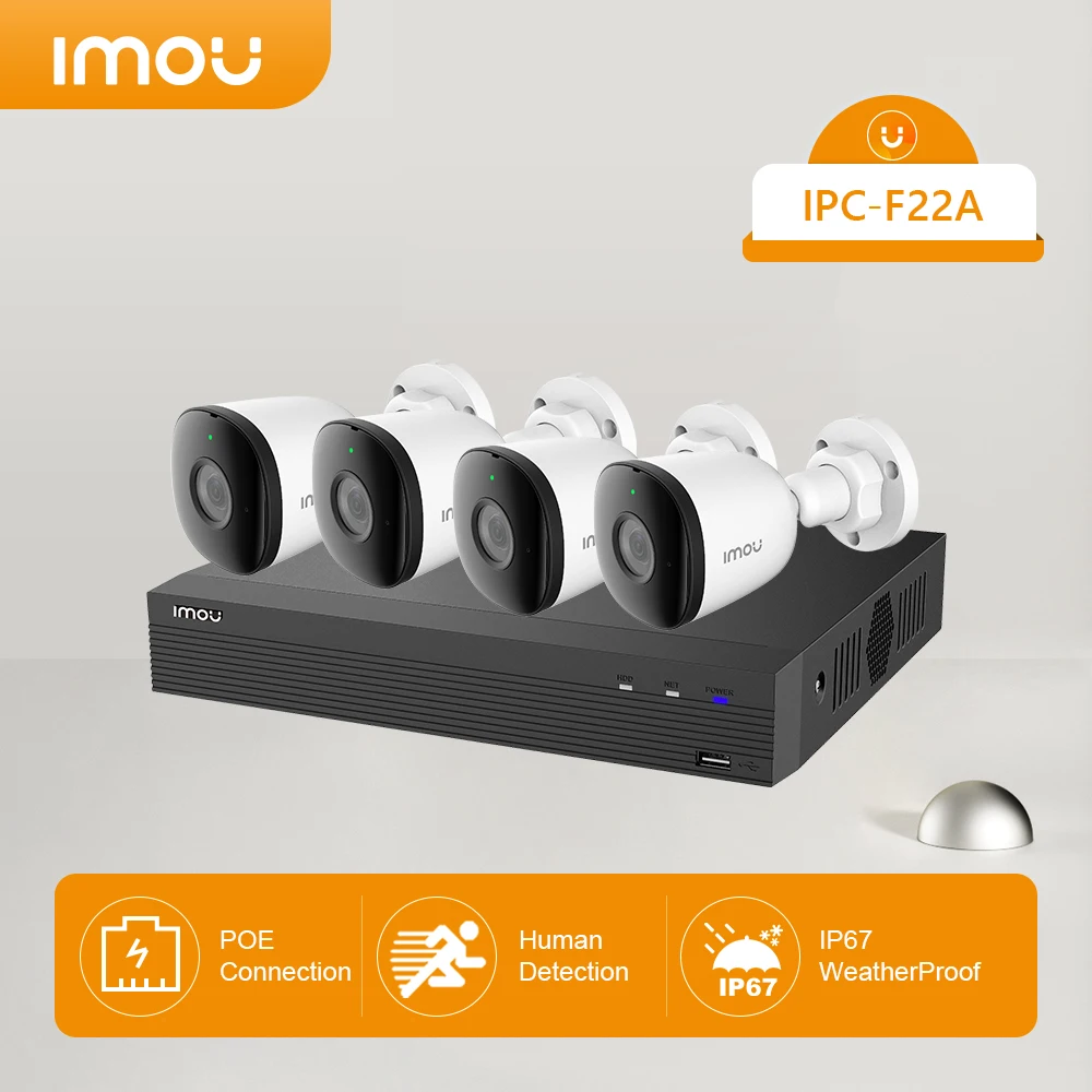 Imou-4Pcs-F22A-PoE-NVR-KIT-IP-Camera-Wireless-Outdoor-IP67-Weatherproof ...
