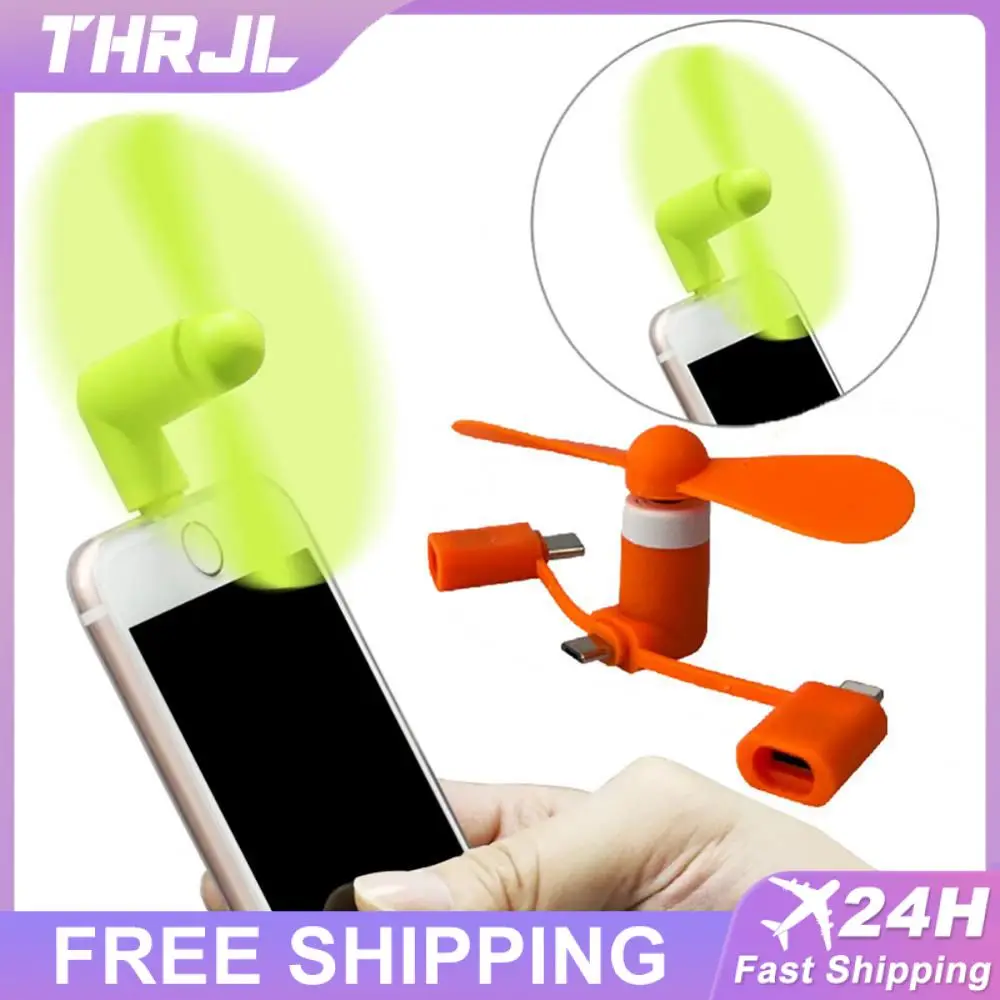 3-IN-1-Travel-Portable-Cell-Phone-Mini-Fan-Plastic-Cooling-Cooler-For ...