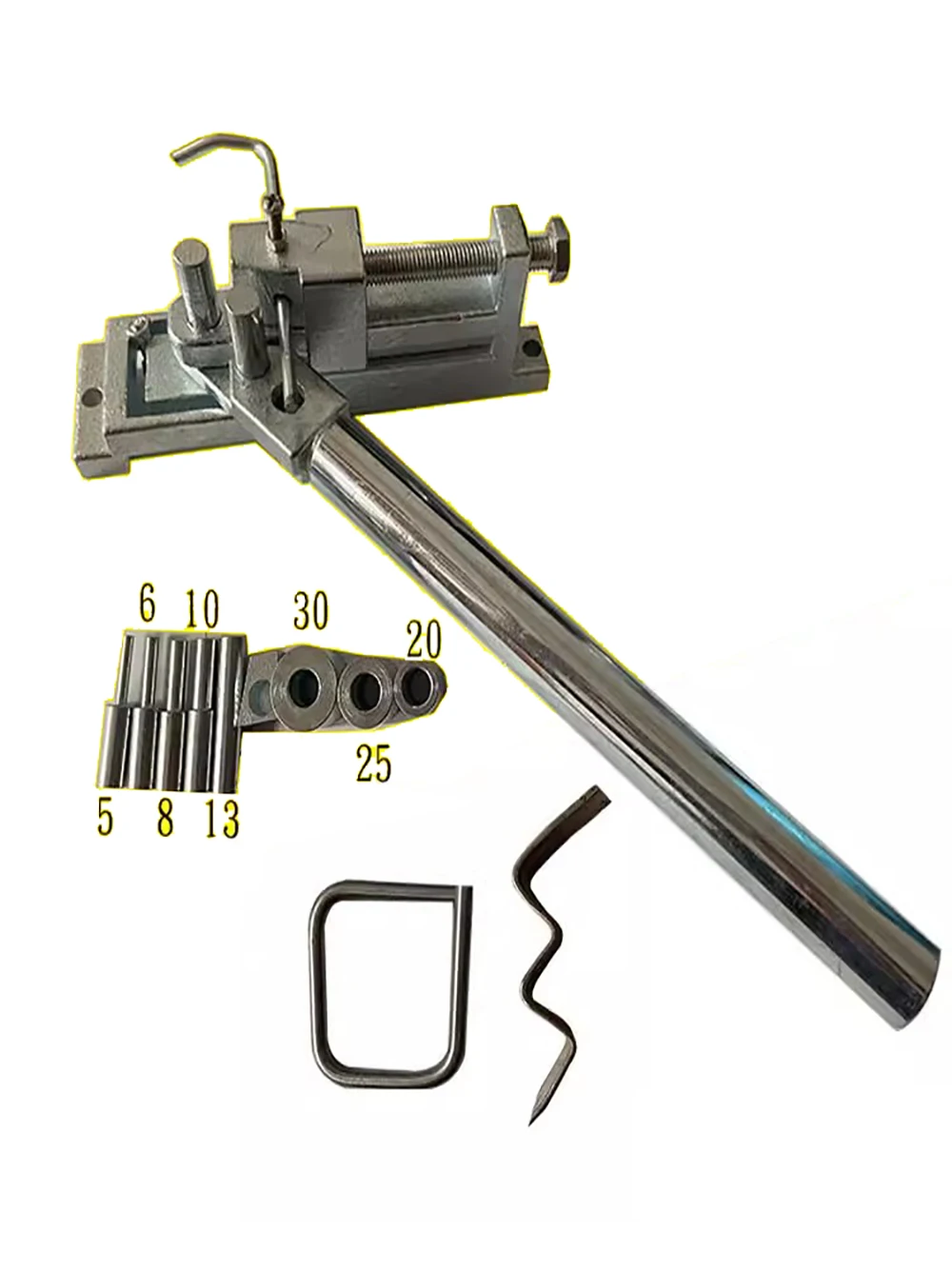 Manual-Multifunctional-Bending-Machine-Small-Steel-Bar-Bender-Flat-Iron ...