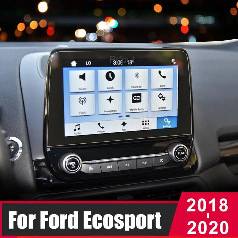8 9 inch for Ford Ecosport 2018 2019 2020 Tempered Glass Car Navigation ...
