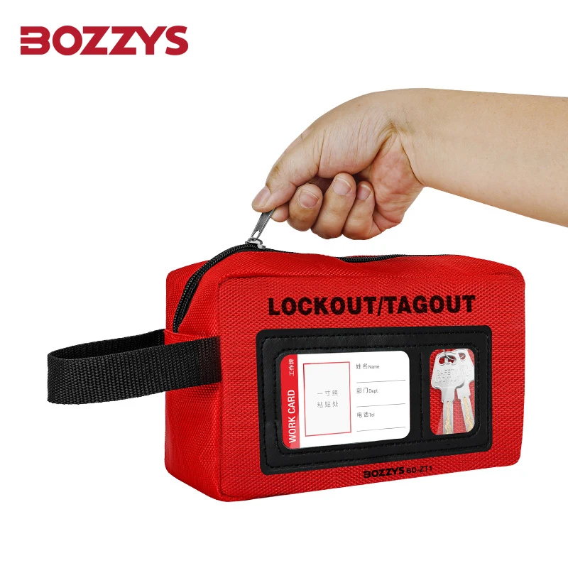 BOZZYS Oxford Polyestr Cloth Material Portable Safety Lockout Handbag ...