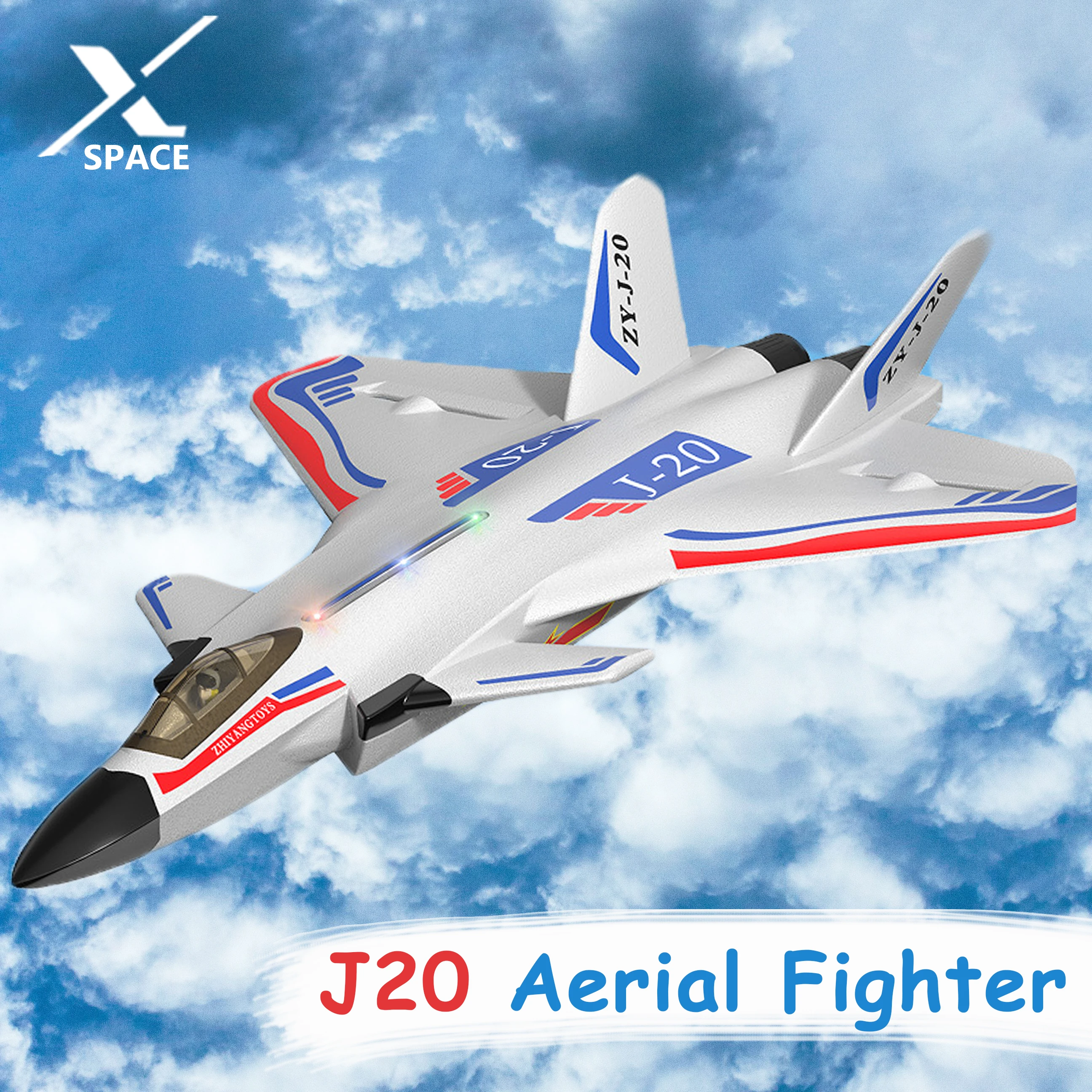 RC-Plane-J20-Fighter-Remote-Control-Airplane-Anti-collision-Soft-Rubber ...
