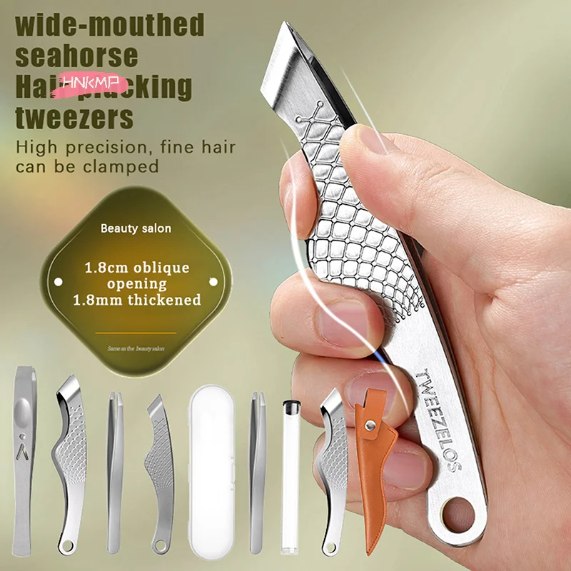 Professional Wide Mouth Hair Plucking Tweezers for Women And Men ...