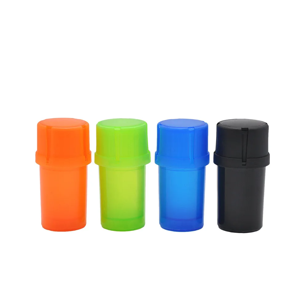 Free Sample Plastic Grinder 40mm Diameter Tobacco Herb Crusher Storage ...