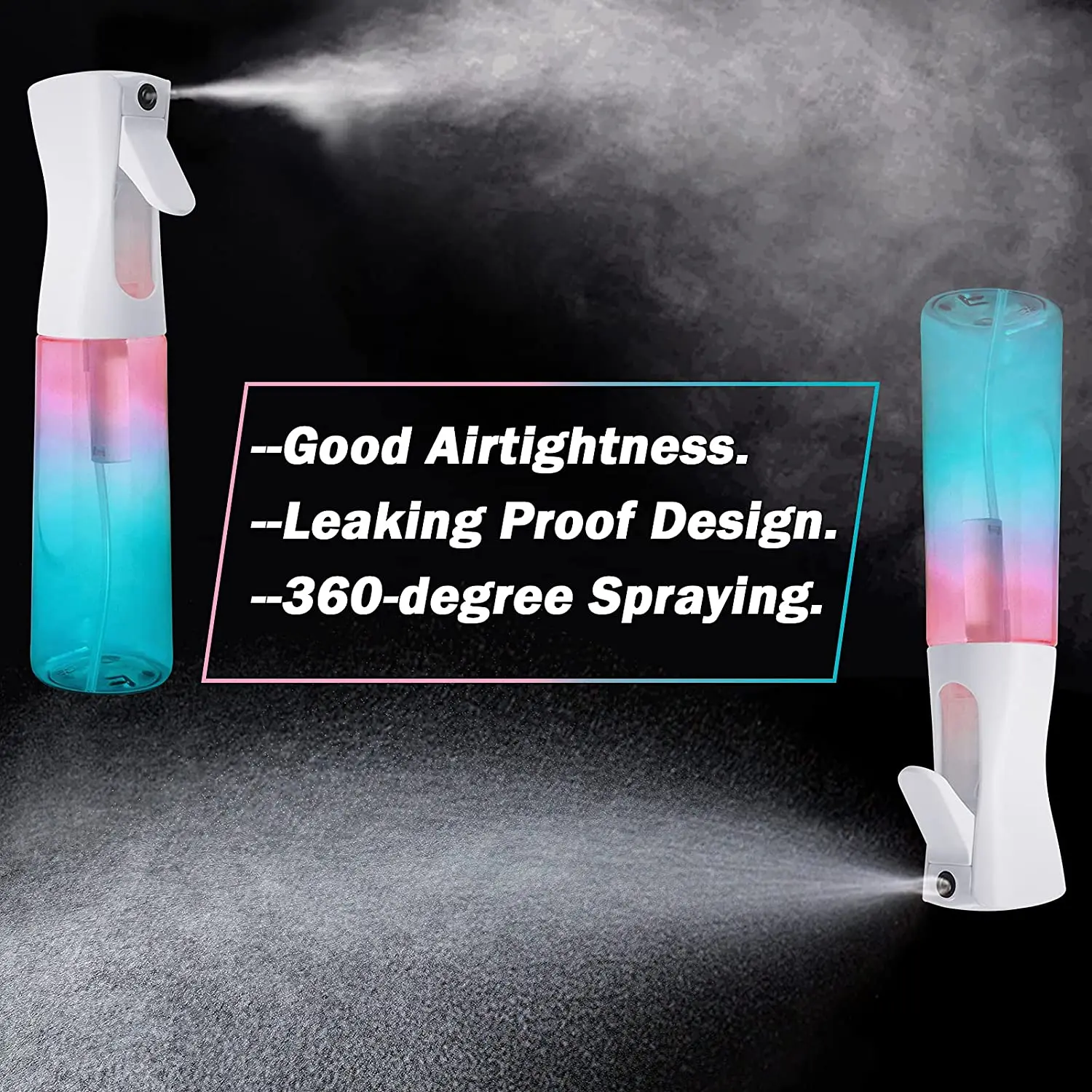 Vaporisateur vide,Bouteille en Spray pour cheveux, Spray de couleur ...
