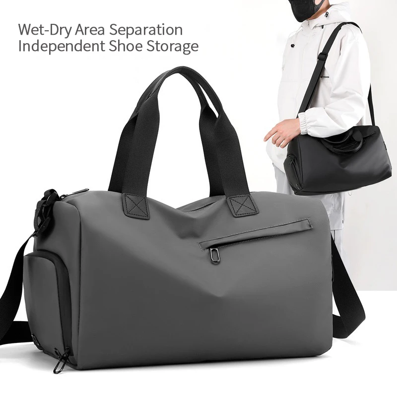 Lightweight Gym Bag Backpack Large Capacity Waterproof Wet and Dry ...