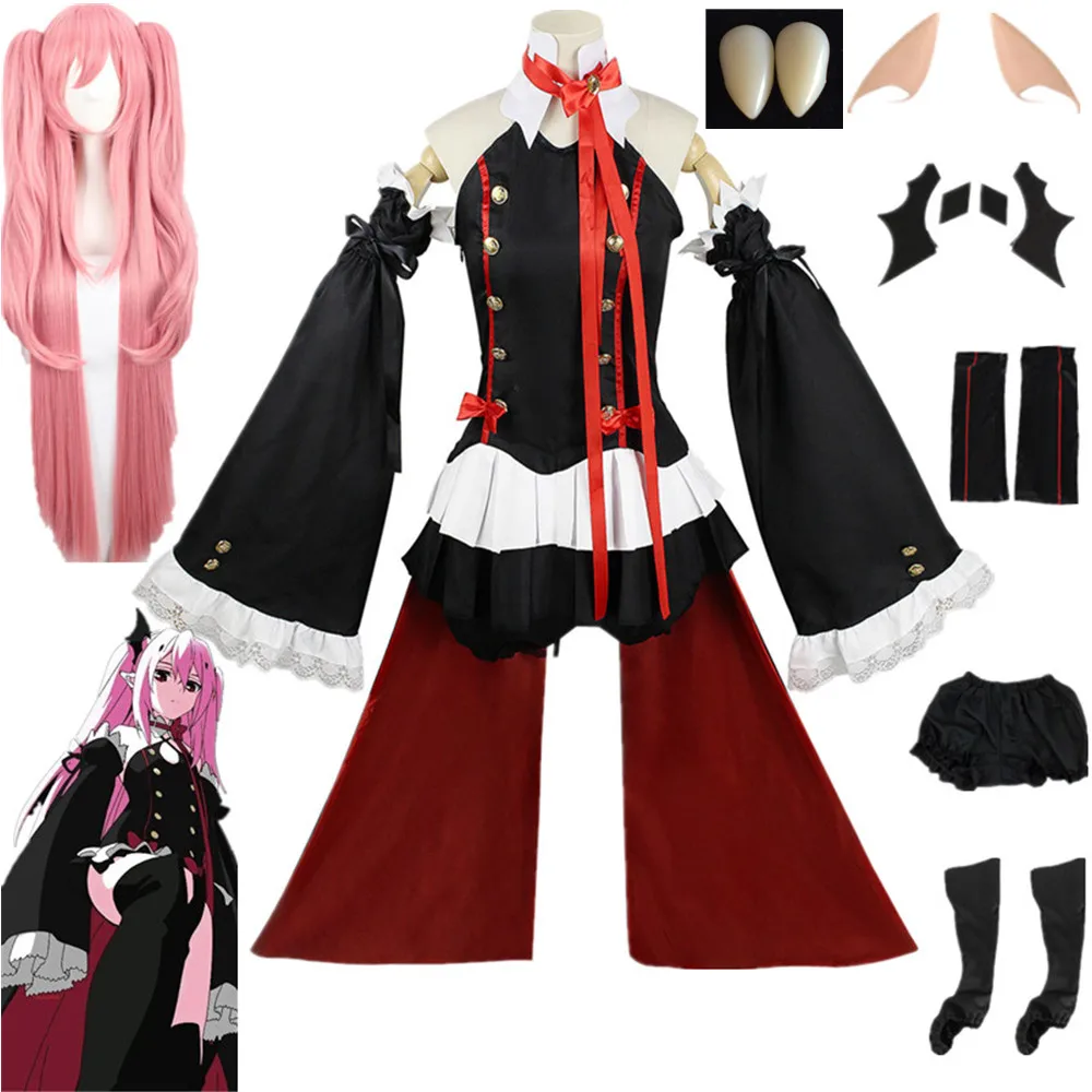 Seraph-Of-The-End-Krul-Tepes-Cosplay-Costume-Uniform-Anime-Owari-no ...