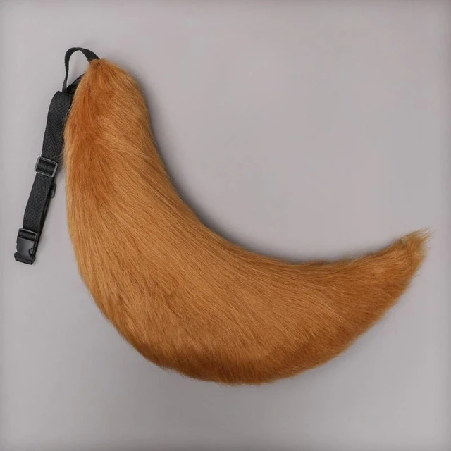 Imitation Fur Fox Long Tail 70CM，Animal Masquerade Cosplay Halloween ...
