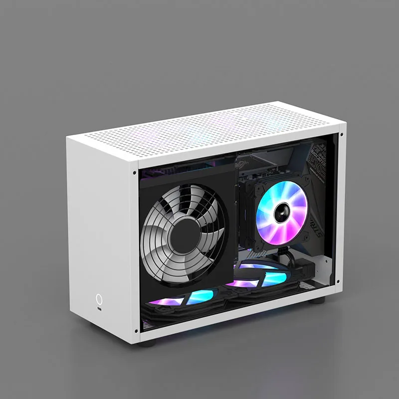 GEEEK M6 metal case pirate ship PC A4 sfx Yinxin Mini 240 water-cooled ...