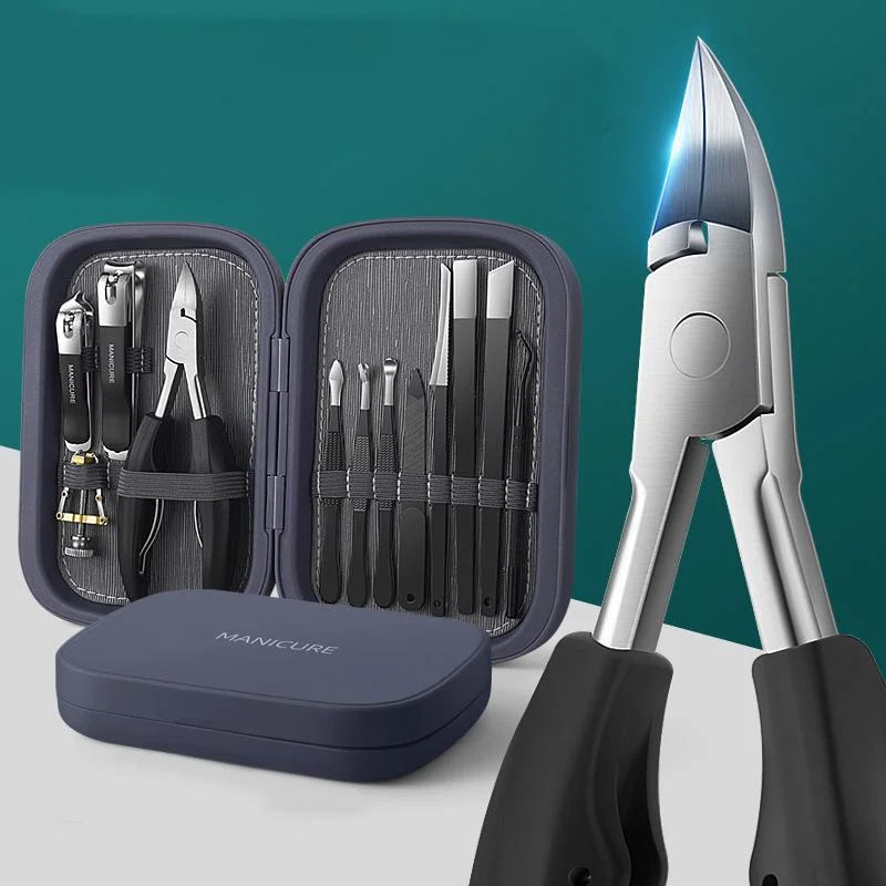 12pcs/set Professional Pedicure Tool Ingrown Thick Toenail Kit Nail ...