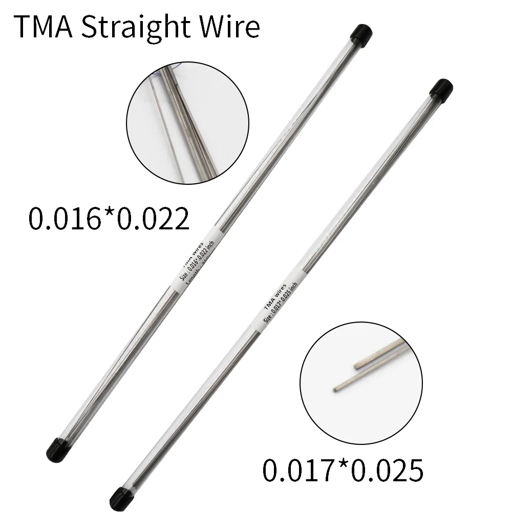 35mm-Dental-TMA-Ti-Mo-10Pcs-Packs-Orthodontic-Straight-Rectangluar-Arch ...