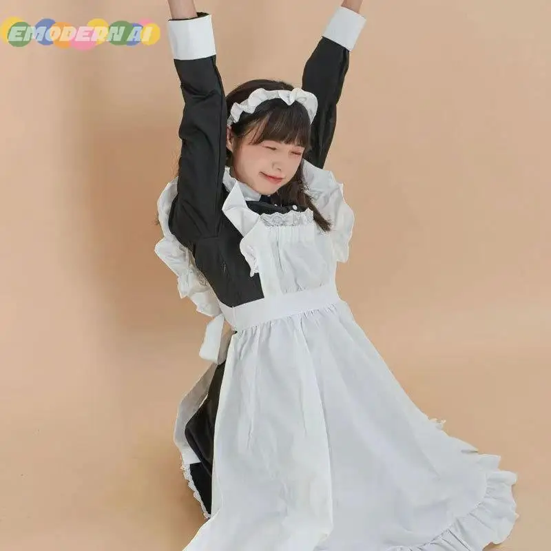 Anime-Long-Dress-French-Court-Maid-Dress-Lolita-Cosplay-Costume-Women ...