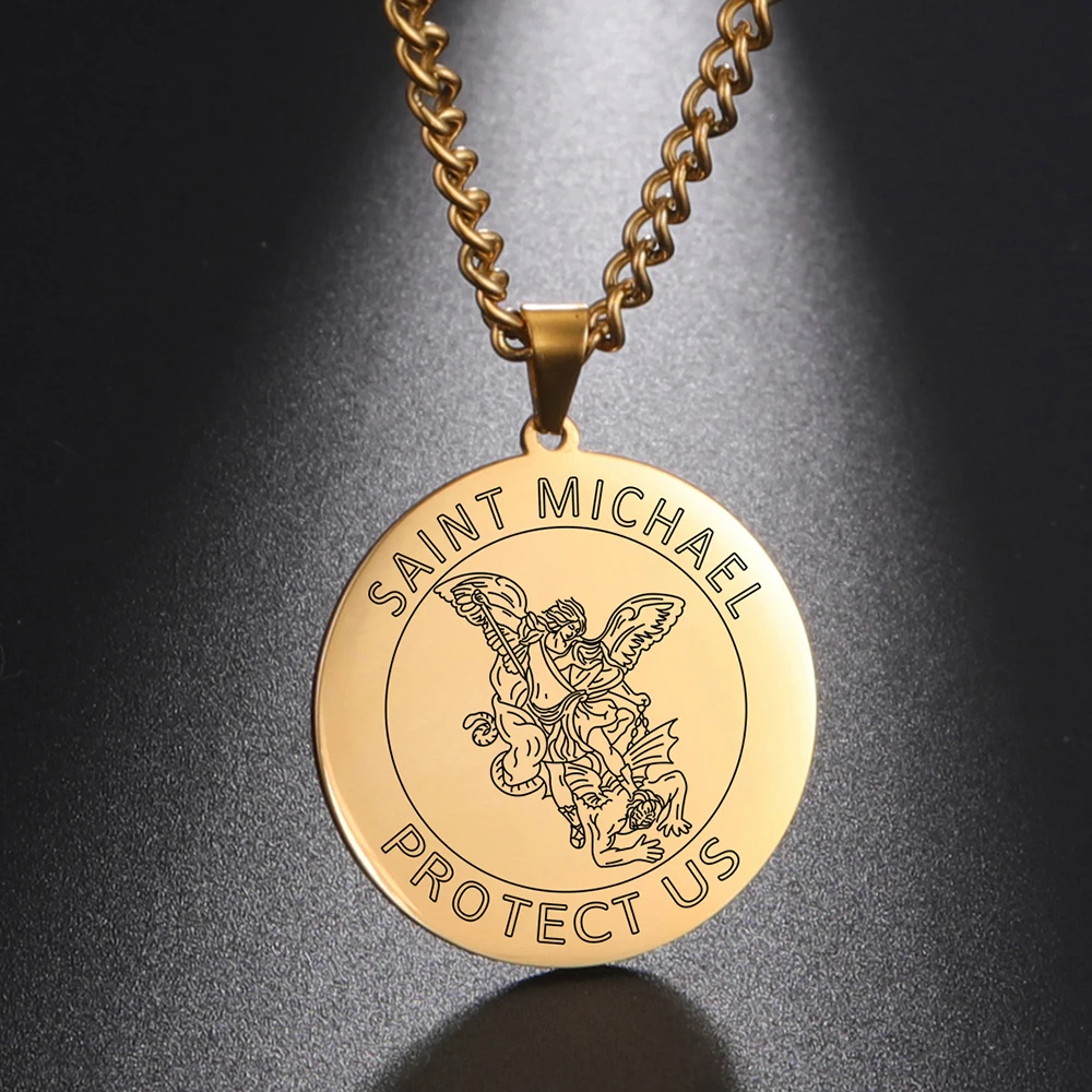 Archangel Michael Pendant | Saint Michael Archangel | Saint Medal ...