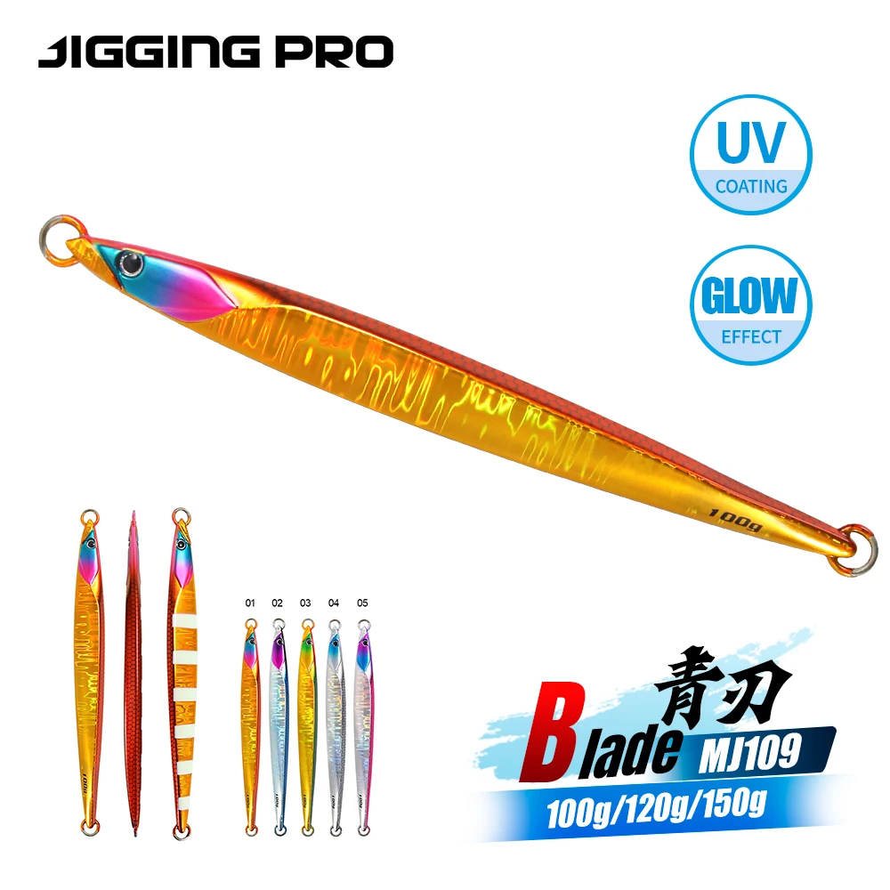 JIGGING-PRO-100g-120g-150g-Vertical-Jig-Speed-Metal-Jig-Asymmetrical ...