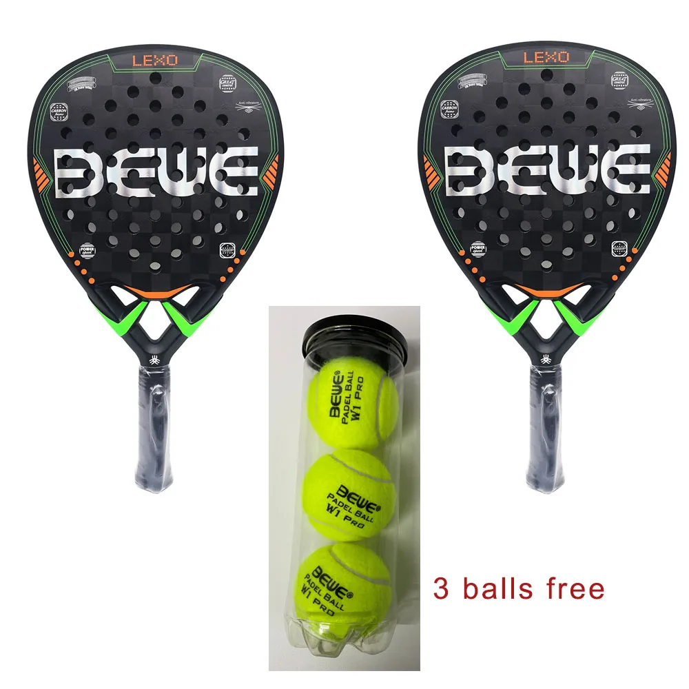 18K-Carbon-BEWE-2022-Padel-Racket-Soft-EVA-Face-Tennis-Paddle-Racquet ...