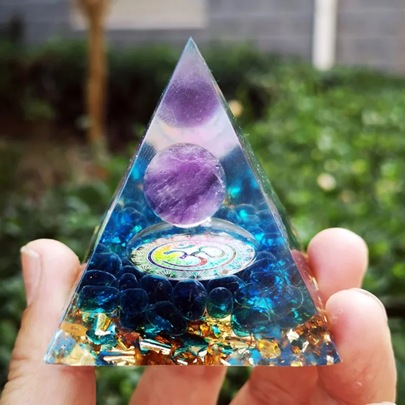 Natural-Orgonite-Pyramid-Crystals-Orgone-Energy-Pyramid-Generator ...